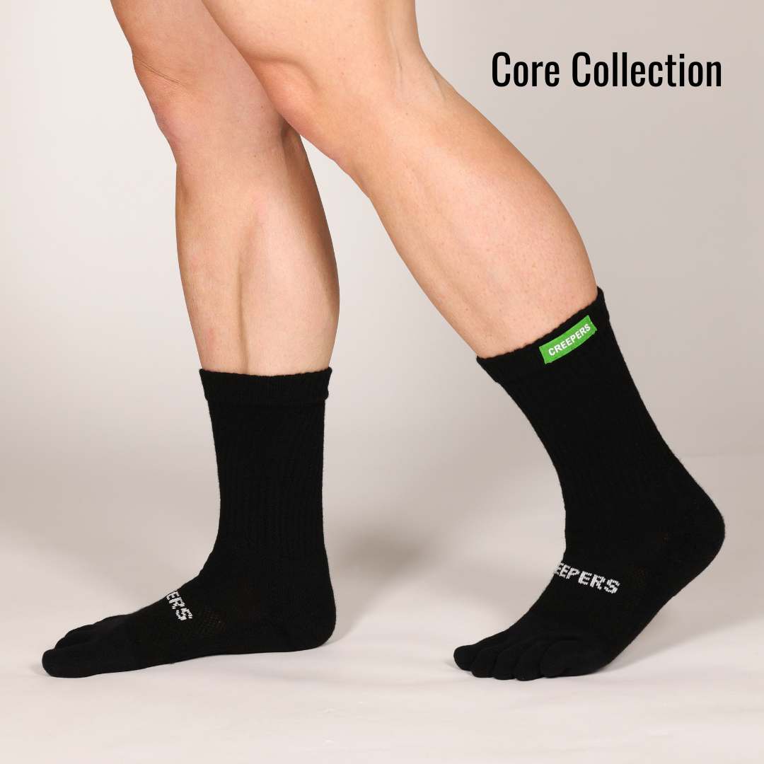 Creepers Socks | Merino Wool Toe Socks for Running and Hiking Comfort